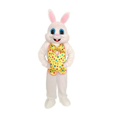 Deluxe Adult Easter Bunny Costume with Bodysuit and Accessories ...