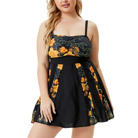 XZNGL Womens Plus Size Swimsuits Tummy Control Womens Plus Size ...