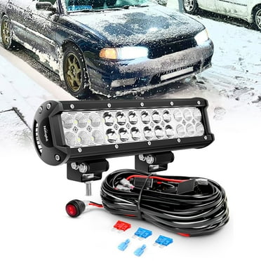 Nilight 22 Inch 120W Spot Flood Combo Led Light Bar 2PCS 4 Inch 18W ...