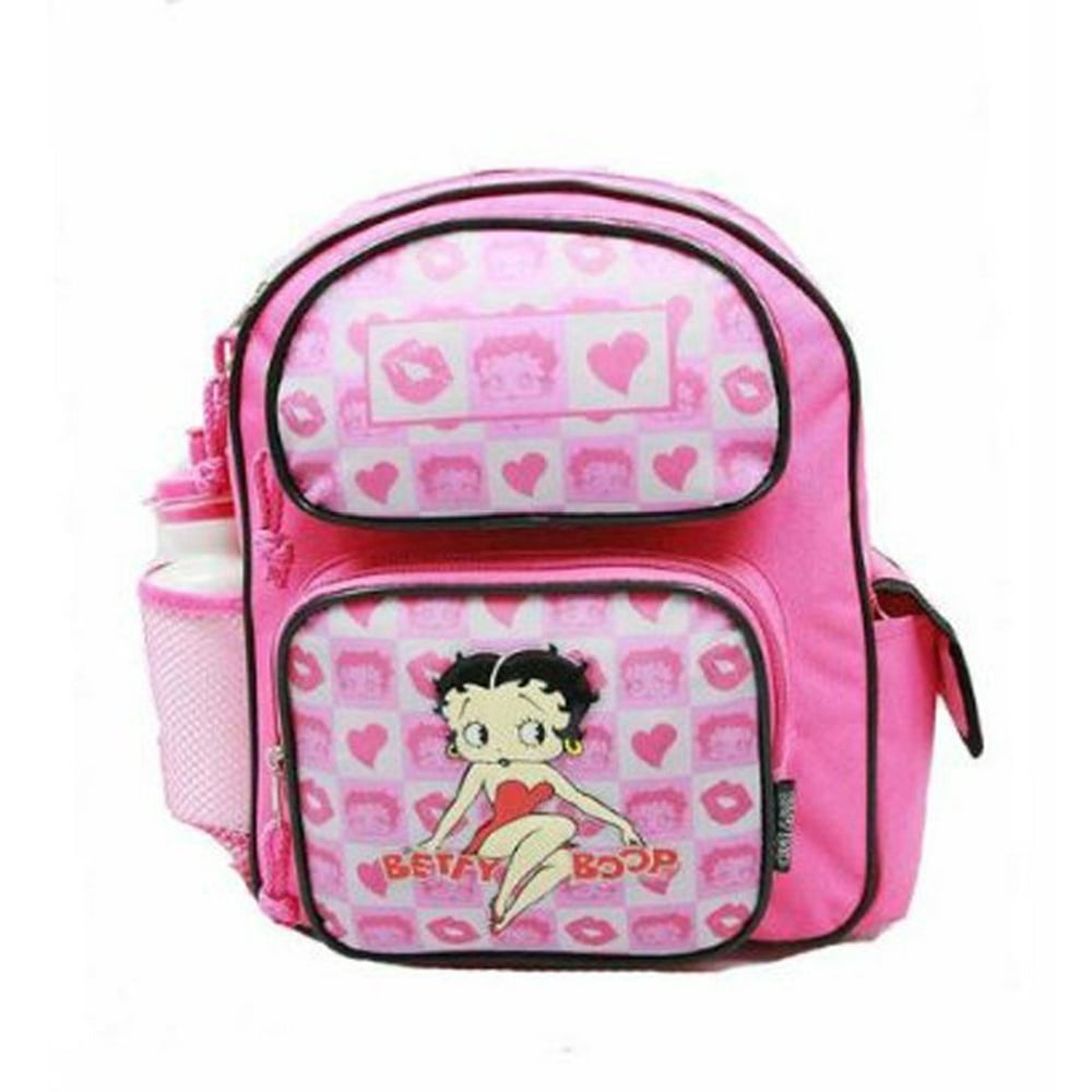Betty Boop - Small Backpack - Betty Boop - w/ Water Bottle New School ...
