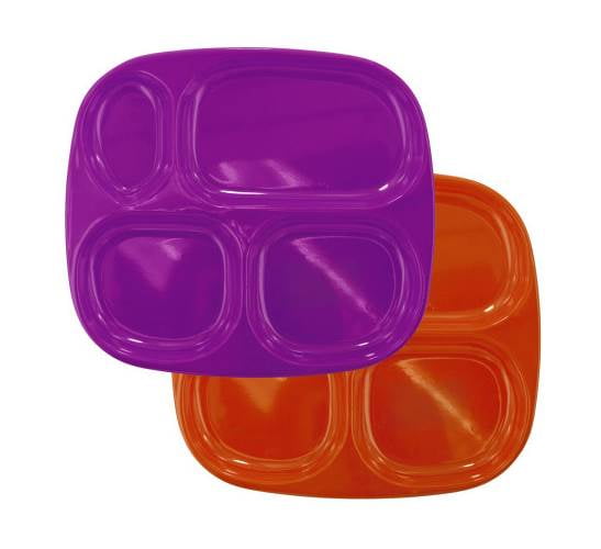 4-Section Plate - Set of 25 - Walmart.com