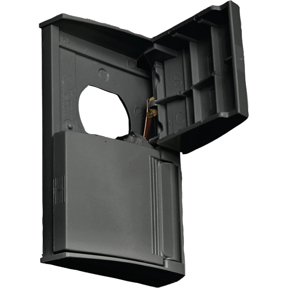 RV Designer S904 Black Weatherproof RV AC Receptacle Snap Plate Cover ...