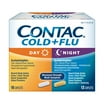 Contac Day & Night Cold & Flu Medicine, Maximum Strength Relief, 28 ...