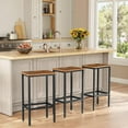 Bar Stools, Set of 2 Bar Chairs, Kitchen Breakfast Bar Stools with ...