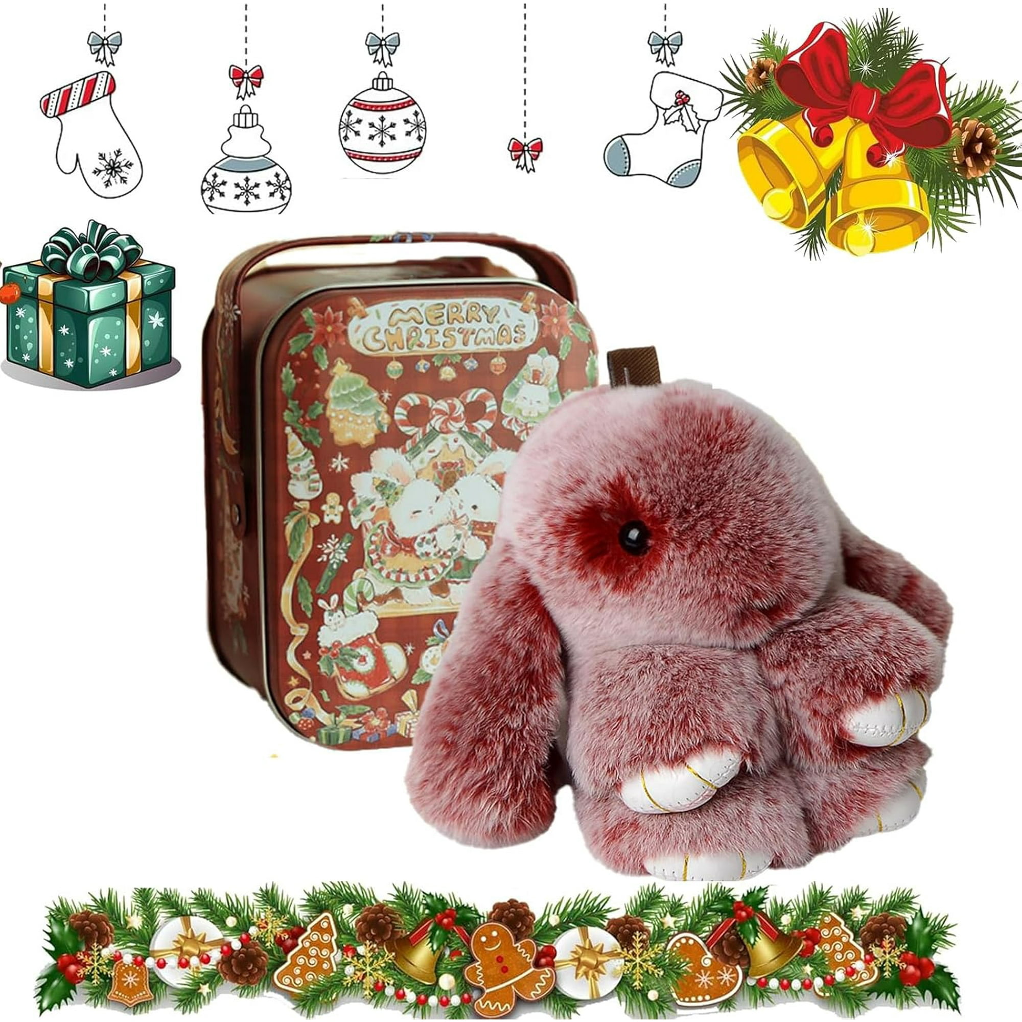 Click here for Gotyou Bunny Lu Keychain With Tin  Bunny Keychain... prices