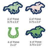 Big Dot of Happiness Kentucky Horse Derby - Paper Straw Decor - Horse ...