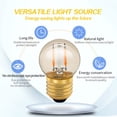 Ruiandsion E27 LED Bulb,12-24V Low Voltage, 1W 80LM 2200K Warm White ...