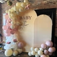 Dusty Pink and Gold Balloons Set, Retro Blush Pink White Sand Beige ...