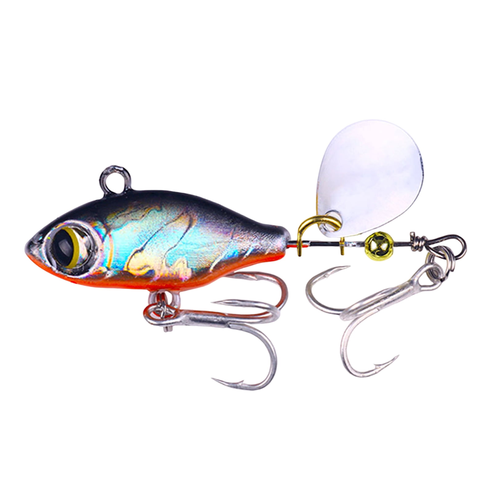 huanledash 5.8cm/14g Fishing Lure Sinking Sharp Hook Sequin Bright ...