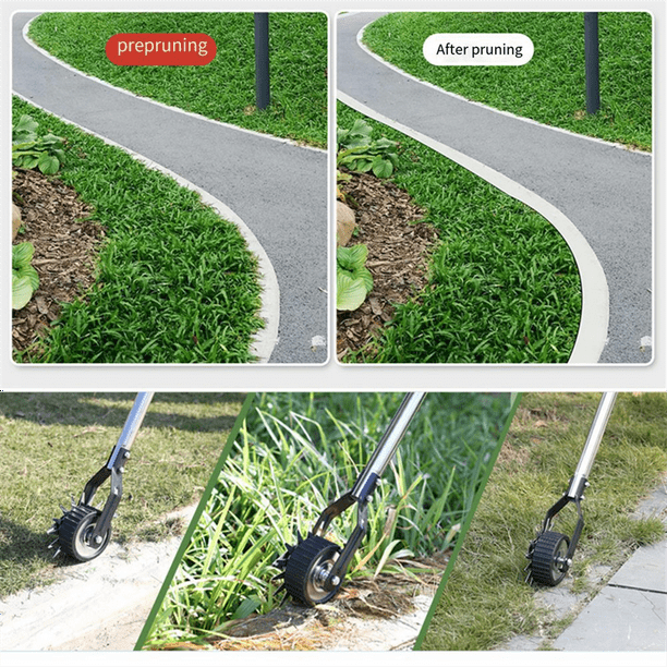 Edger Lawn Tool, Hand Manual Lawn Edger, Wheel Rotary Trimmer Grass ...