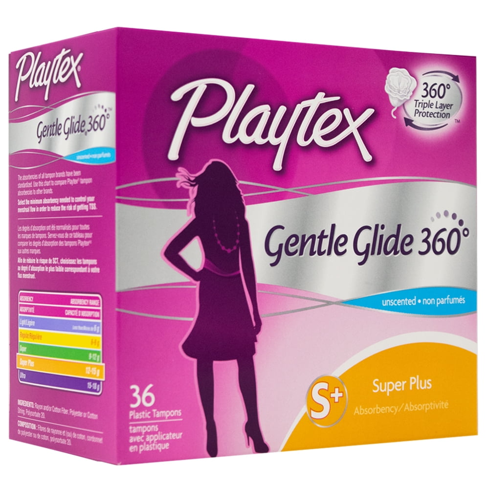 Playtex Gentle Glide 360 Degree Super Plus, 36 Count | Walmart Canada