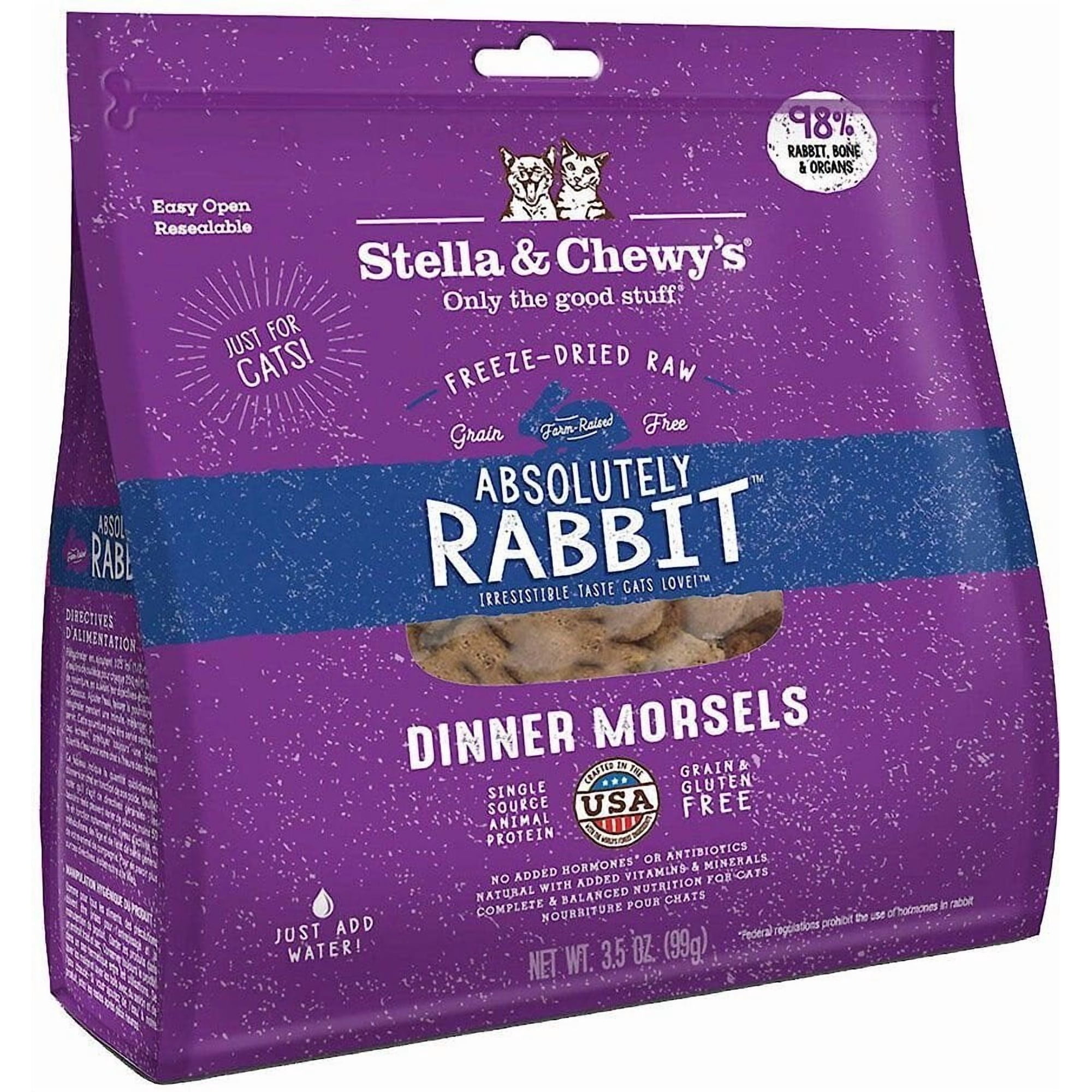 Click here for Pack Of 2 - Stella & Chewys Absolutely Rabbit Dinn... prices