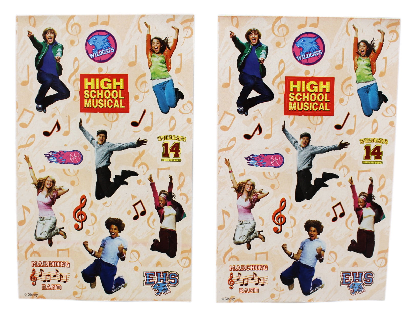 Disney's High School Musical Jumping for Joy Assorted Stickers (16 ...