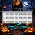 3D Expression Pumpkin Spider Web Halloween Womens Scalloped V Neck Long ...