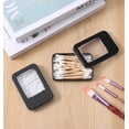 2-pack travel cotton swab boxes, portable cotton swab rack travel floss ...