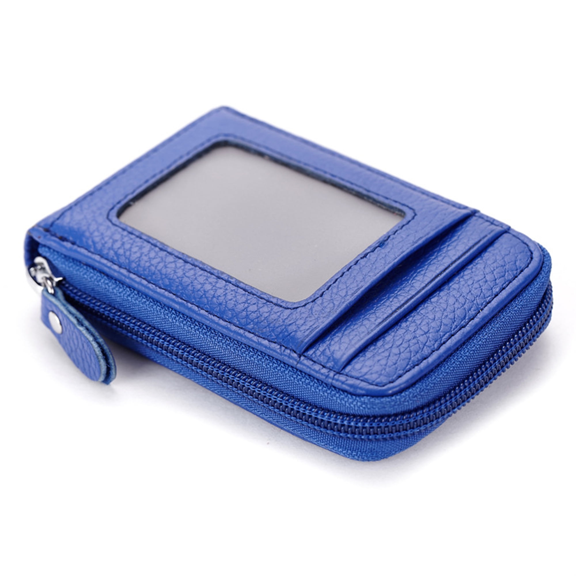 RFID Blocking Genuine Leather Credit Card Case Holder Security Travel ...