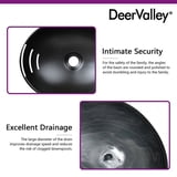 Free Shipping! DeerValley DV-1V0011 Horizon Ceramic Oval Vessel Sink ...