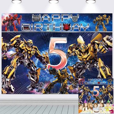 Transformer Backdrop Banner Party Supplies Poster Background for ...