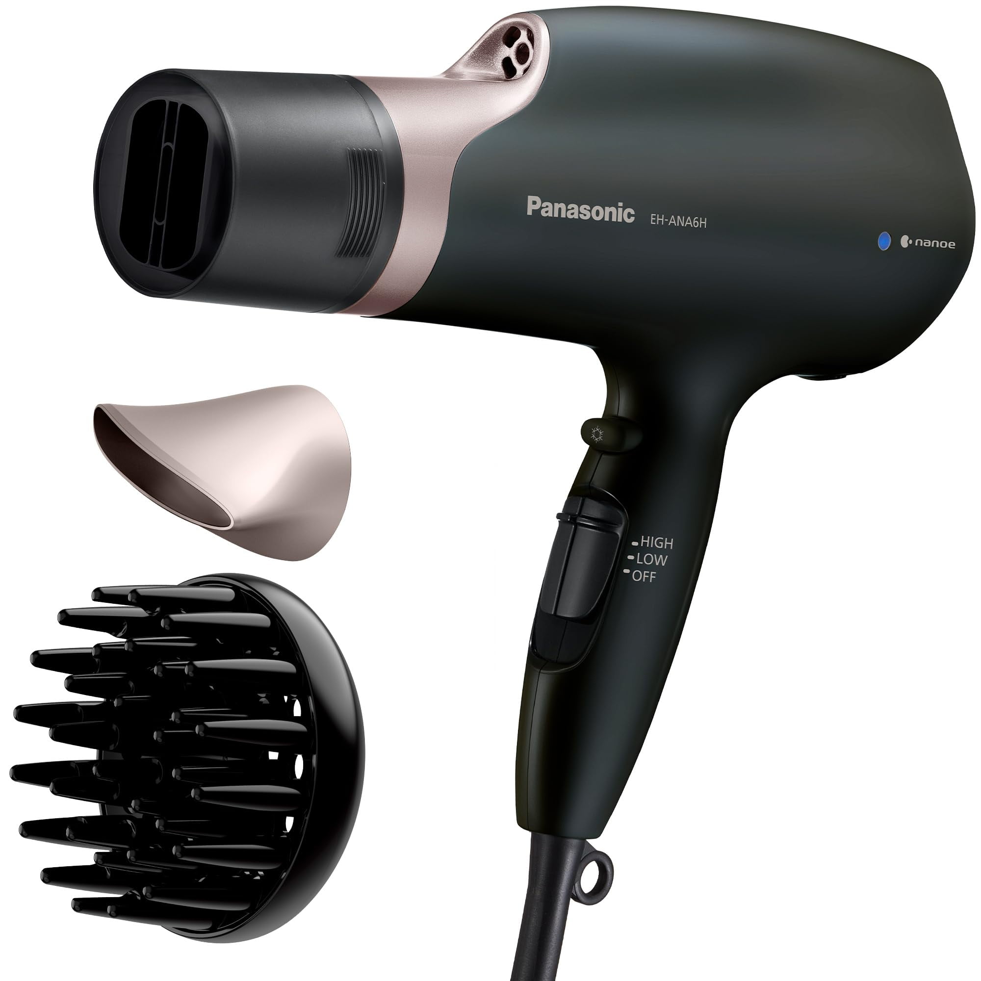 Secador de pelo Panasonic Nanoe Salon con boquilla oscilante de secado ...