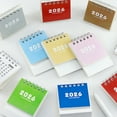 lixuesong 2026 Desk Calendar Twin-Coil Binding 17 month Paper Calendar ...