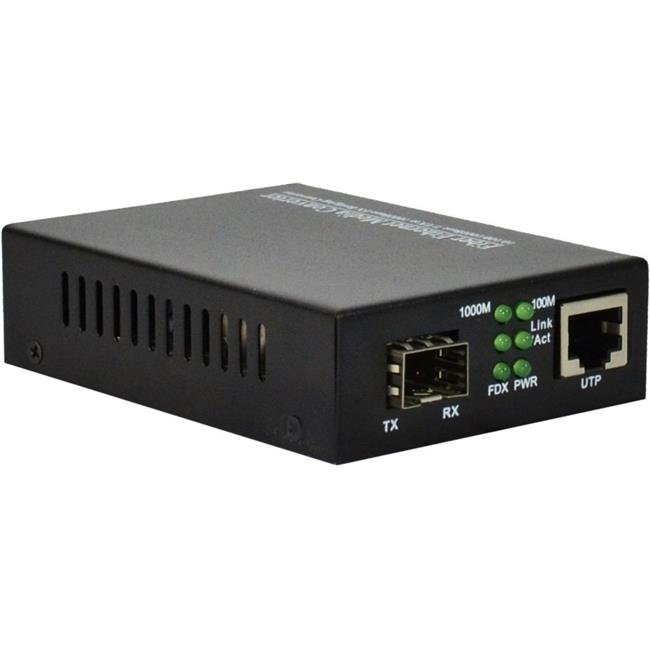 TechLogix Networx TGX-TL-MC-1S1R 10, 100 & 1000M Ethernet SFP Media ...