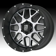 17" Black Addict XD798 Wheel by KMC Wheels XD79879050718 - Walmart.com