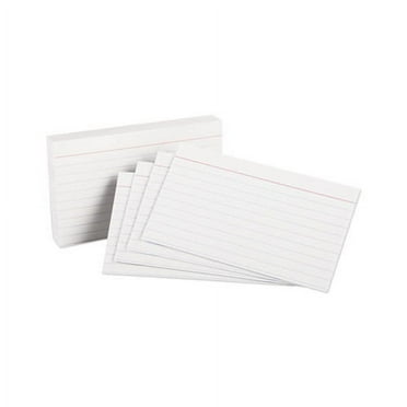 Oxford, OXF7321BLU, Colored Ruled Index Cards, 100 / Pack - Walmart.com
