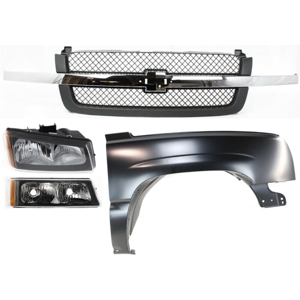 Fender and Grille Kit For 2003-2006 Chevrolet Silverado 1500 US Built ...