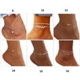Adjustable Layered Anklet Waterproof Beach Jewelry Ankle Chain Foot ...