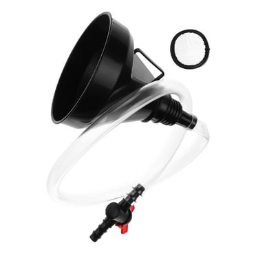 Automotive Flex Funnel with Hose | Wide Mouth Flexible Oil Funnel for ...