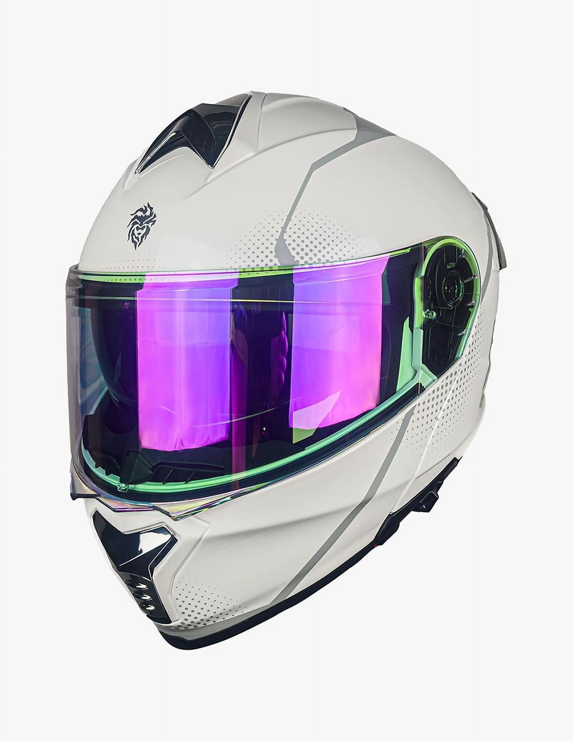 Casco Moto Kov Abatible Thunder Visión Nocturna Certif Dot Talla M KOV ...