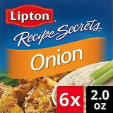 Lipton Recipe Secrets Onion, Recipe Soup & Dip Mix, Seasoning, 6 Pk, 2 ...