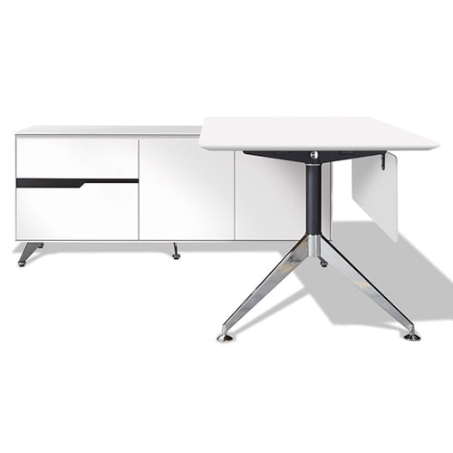 Jesper Office 400 Collection Executive Desk With Return Jesper Desk ...