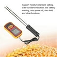 Digital Moisture And Temperature Meter For Grain Portable LCD Display ...