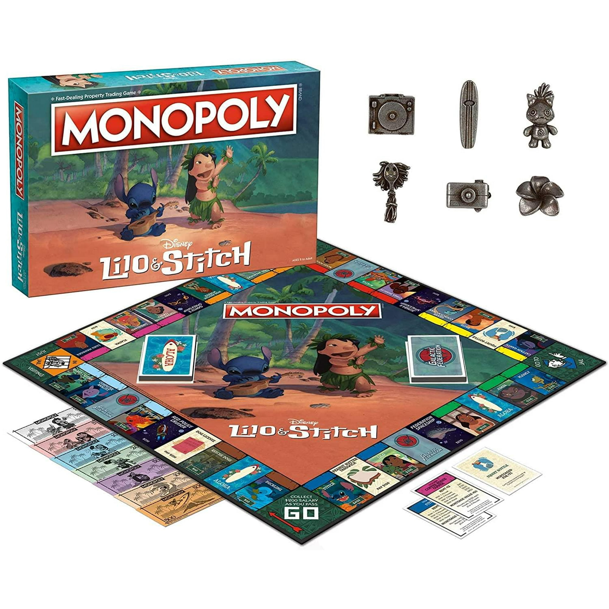 Click here for Disney Lilo & Stitch Monopoly Board Game For 2-6 P... prices