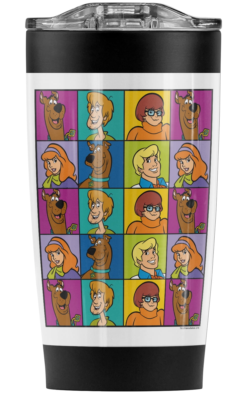 Scooby Doo Meddling Squares Stainless Steel Tumbler 20 oz Coffee Travel ...