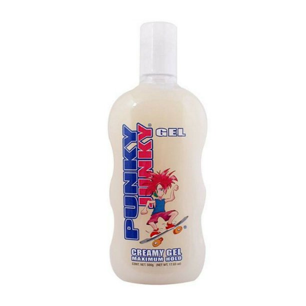 Punky Junky Creamy Gel Unisex Styles Wet Look Max Hold White Jumbo 17. ...