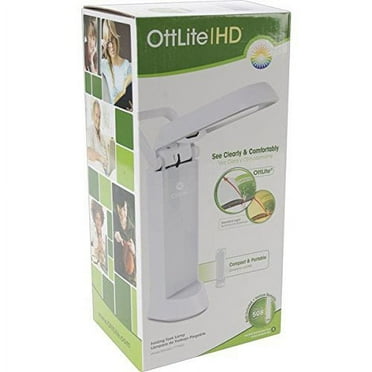 OttLite 13W Folding Task Lamp, White - Perfect for Sewing, Crafting ...