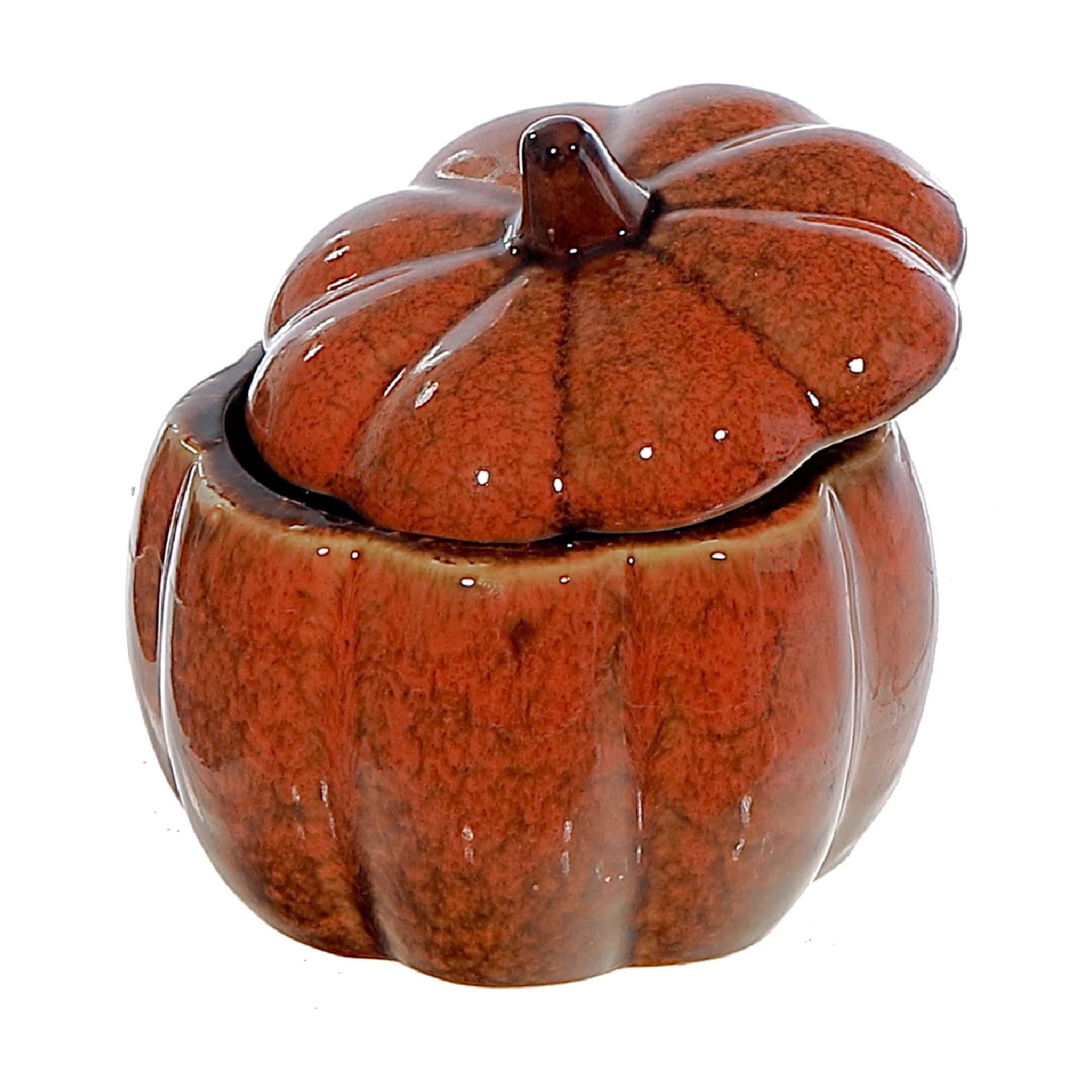Click here for Ih Casadécor Porcelain Pumpkin Trink Jar (Orange) prices