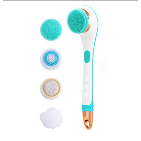 4 in 1 Shower Back Brush Electric Back Brush Shower Back Brush with ...