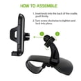 Dashboard Car Mount for iPhone 16/Pro/Max/Plus - Non-Slip Holder Cradle ...