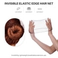 100 count Brown Hair Nets for Women, 20 50cm Hair Net Comfortable ...