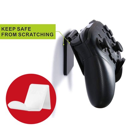 2 Pieces Headphone Rack Acrylic Material Save Space Controller Stand ...