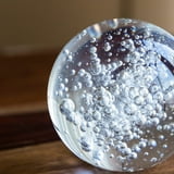 A&B Home Bubble Glass Orb - Set of 3 Small Decorative Bubble Glass Orb ...