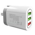 Fast Cell Phone Charger QC 3.0 USB Quick Wall Charger 3 Ports Tablet ...