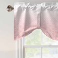 Abstract Texture Tie Up Valance Curtains Classic Pink Gradient Line ...