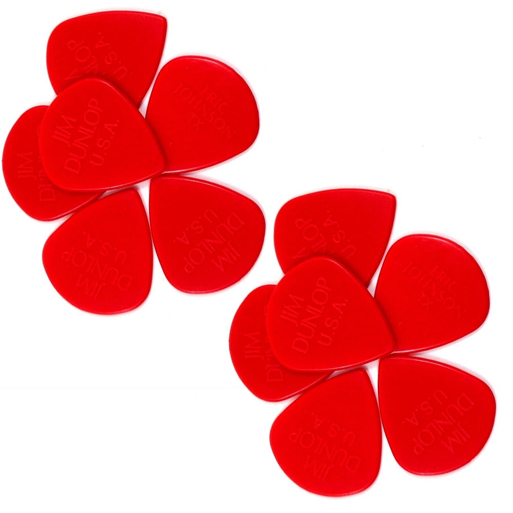 Dunlop Guitar Picks 12 Pack Eric Johnson 47PEJ3N Jazz III - Walmart.com