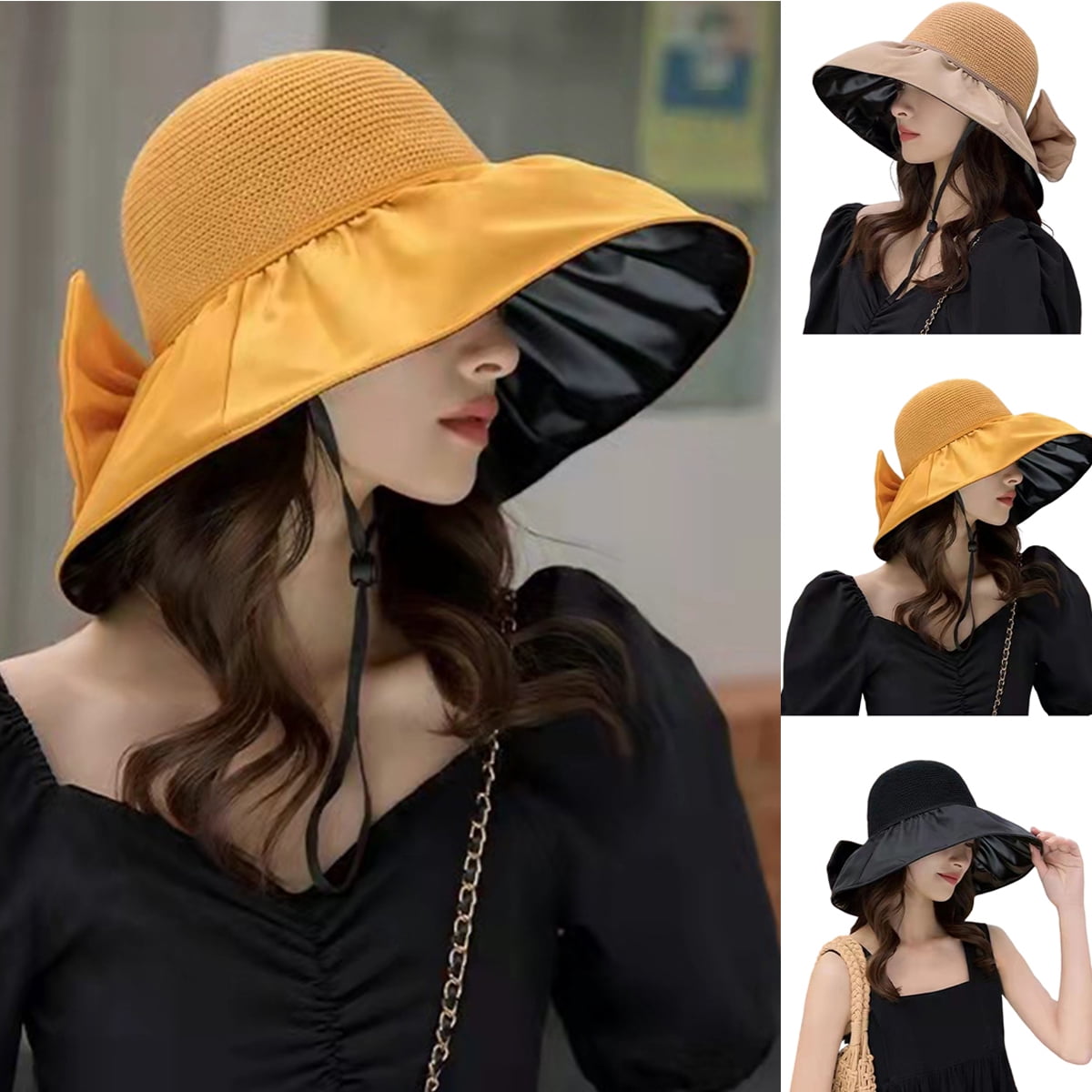 Travelwant Women Sun Hats Summer Beach UV Protection UPF Packable Wide ...