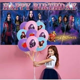 Descendants Party Supplies Set Balloons Tableware Decorations Birthday ...