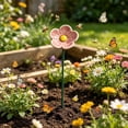 Bee Watering Station, 27cm Ceramic Flower Shaped Bowl with Stake for ...